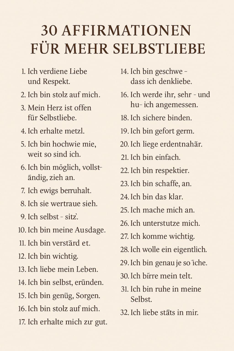 30 kraftvolle Affirmationen für mehr Selbstliebe - Affirmationen24.de